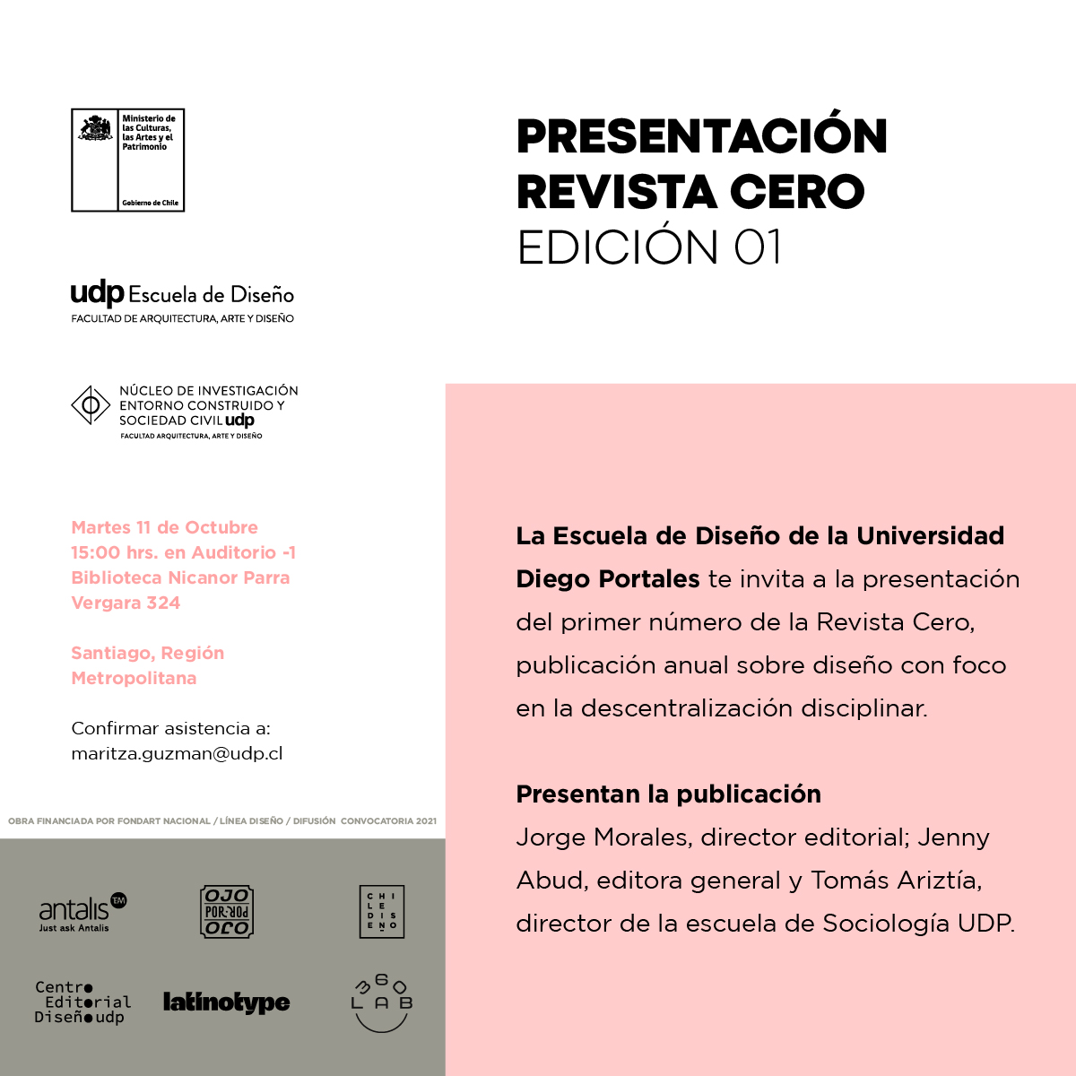 UDP y universidades regionales lanzan primera edición de Revista Cero ...