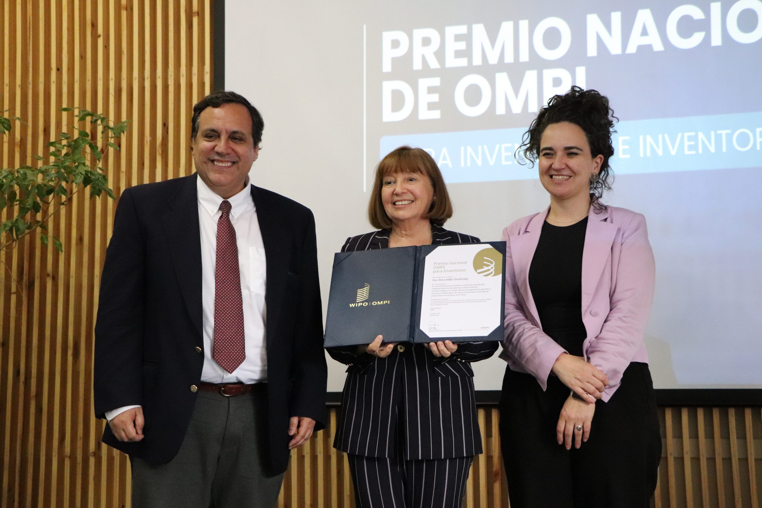 Vicerrectora Dora Altbir recibe Premio Nacional OMPI por sus aportes en ...